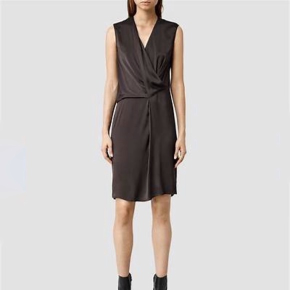 All Saints | Dresses | All Saints Arch Vi Dress Chocolate Brown | Poshmark